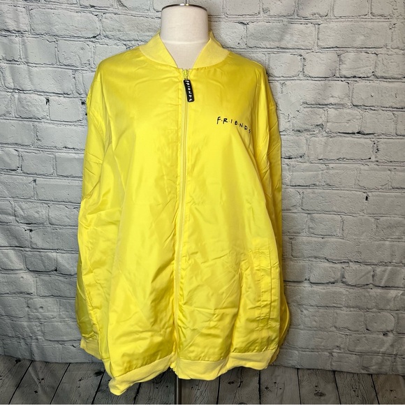 FRIENDS | Jackets & Coats | Friends Yellow Varsity Bomber Jacket | Poshmark
